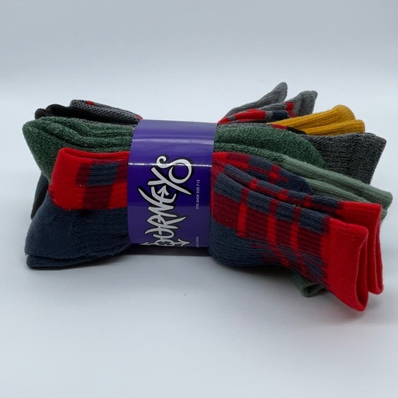 journeys | Underwear & Socks | Journeys Plaid Cross Boot Sock 5 Pack ...
